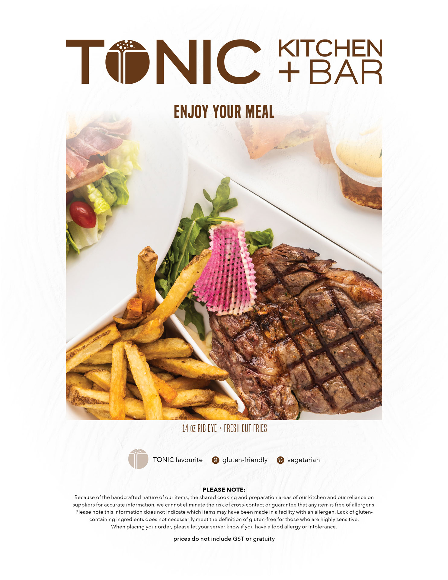 Tonic Kitchen+Bar | Experience Tonic Kitchen+Bar! Calgary Airport's Hot ...